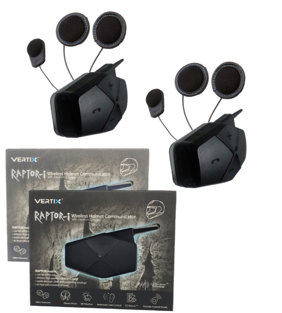 RAPTOR-i - Motorcycle Intercom : Feels like you're in the office ...