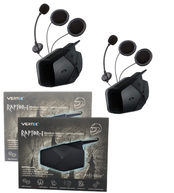 RAPTOR-i - Motorcycle Intercom : Feels like you're in the office ...