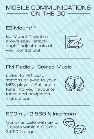 RAPTOR-i - Motorcycle Intercom : Feels like you're in the office ...